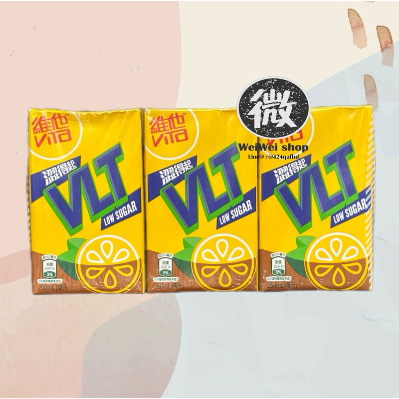 ชามะนาว หวานน้อย ViTa lemon tea Low Sugar 维他 低糖 柠檬茶 ฮ่องกง 250ml x 6 ...
