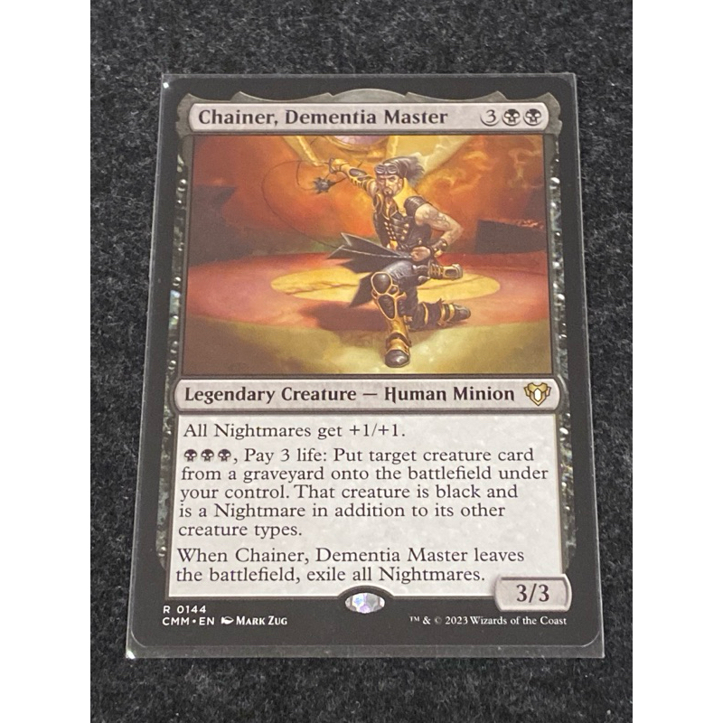 [MTG][CMM] Commander Masters: Chainer, Dementia Master การ์ดแท้ Magic The Gathering | Shopee ...