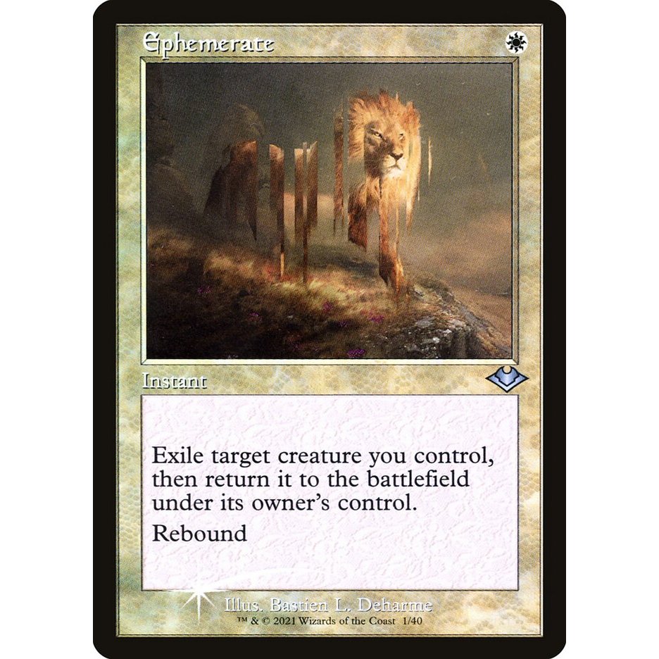Ephemerate [Retro Frame Foil] Modern Horizons 1 Timeshifts การ์ด Magic ...