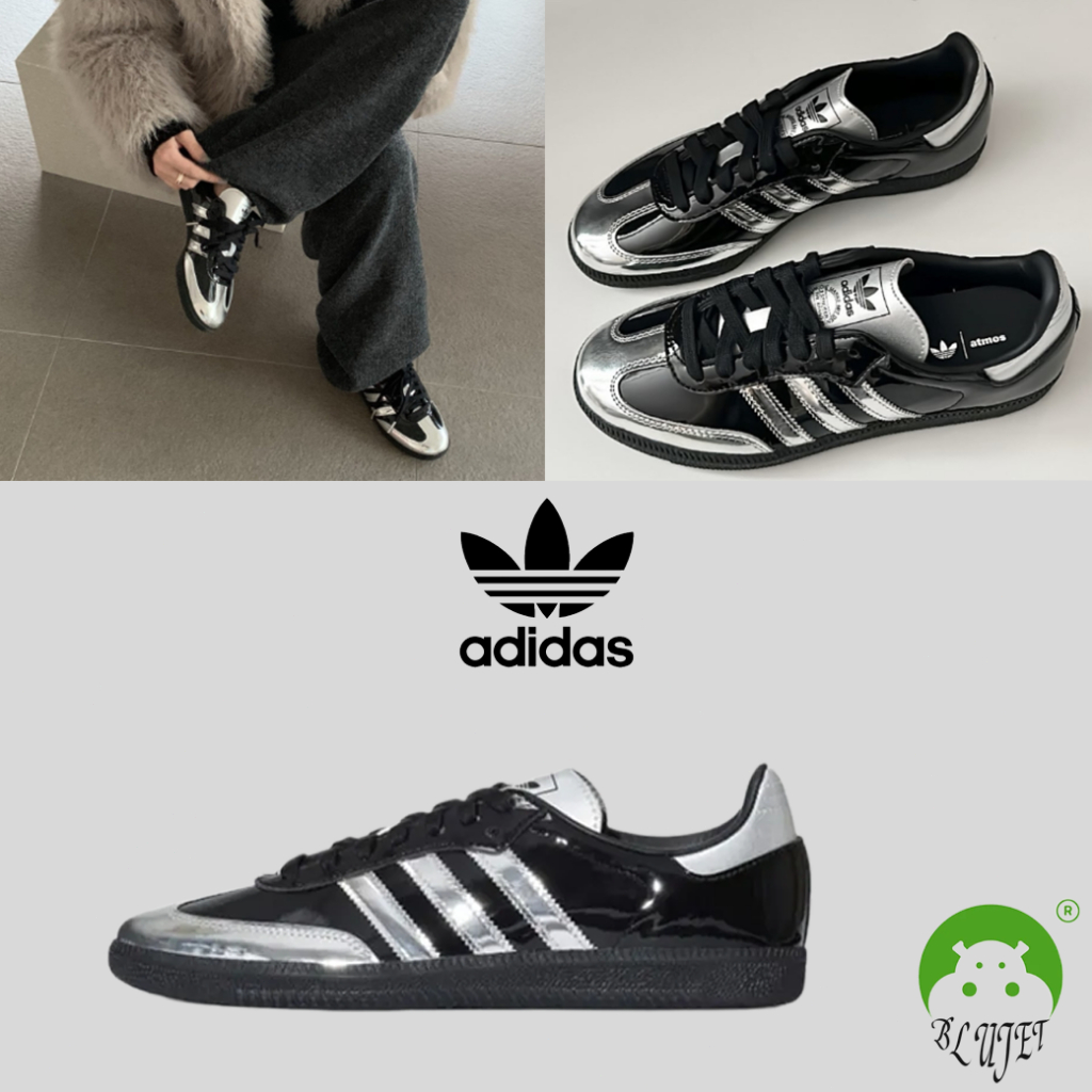 Atmos x Adidas Originals Samba "Tuxedo" IH3364 รองเท้ากีฬา ผู้ชายนางสาว ...