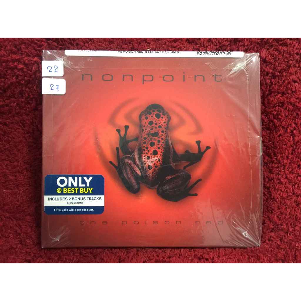 CD แผ่นสากล Nonpoint – The Poison Red สภาพตามปก 22-27 | Shopee Thailand