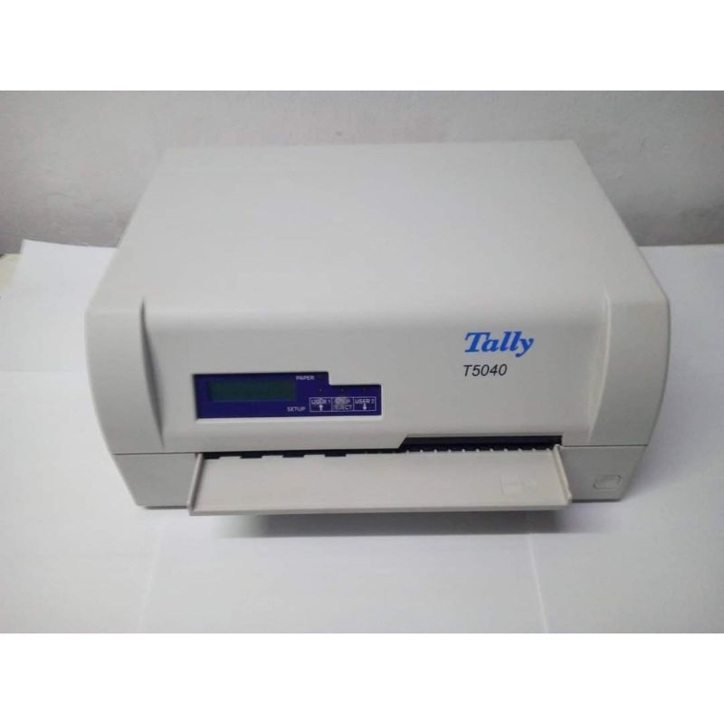 Tally T5040 มือสอง เครื่องพิมพ์สมุดเงินฝาก เครื่องพิมพ์ใบสลิปส์ เครื่องพิมพ์ใบเสร็จฯ เครื่อง ...