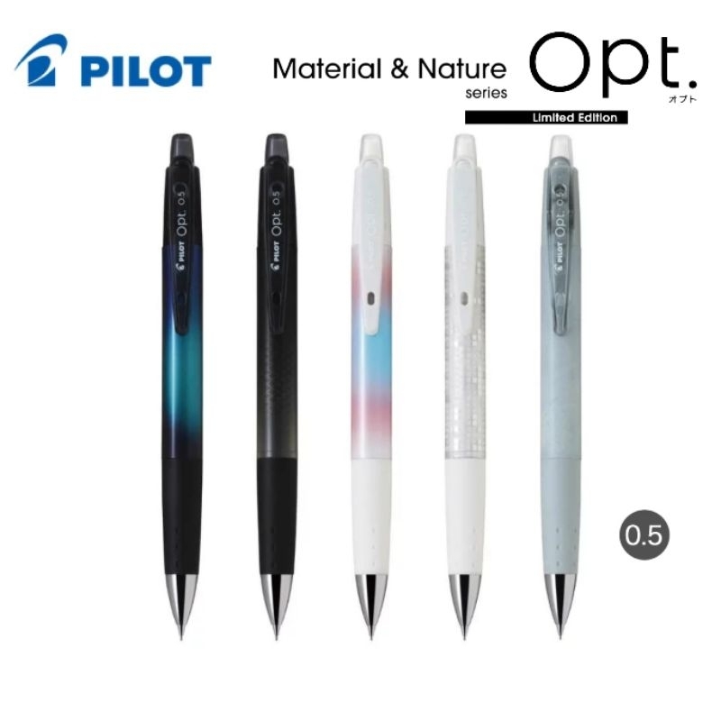 Pilot ดินสอกดเขย่าไส้ Opt. Material & Nature ขนาด 0.5 มม. #0HOP-15MN24 (ราคาต่อ 1 แท่ง) | Shopee ...