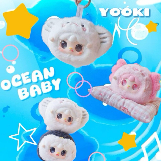 พรีออเดอร์ (1จุ่ม) Yooki mini baby ocean พวงกุญแจน้องยูกิ ค่ายจัดส่ง ...