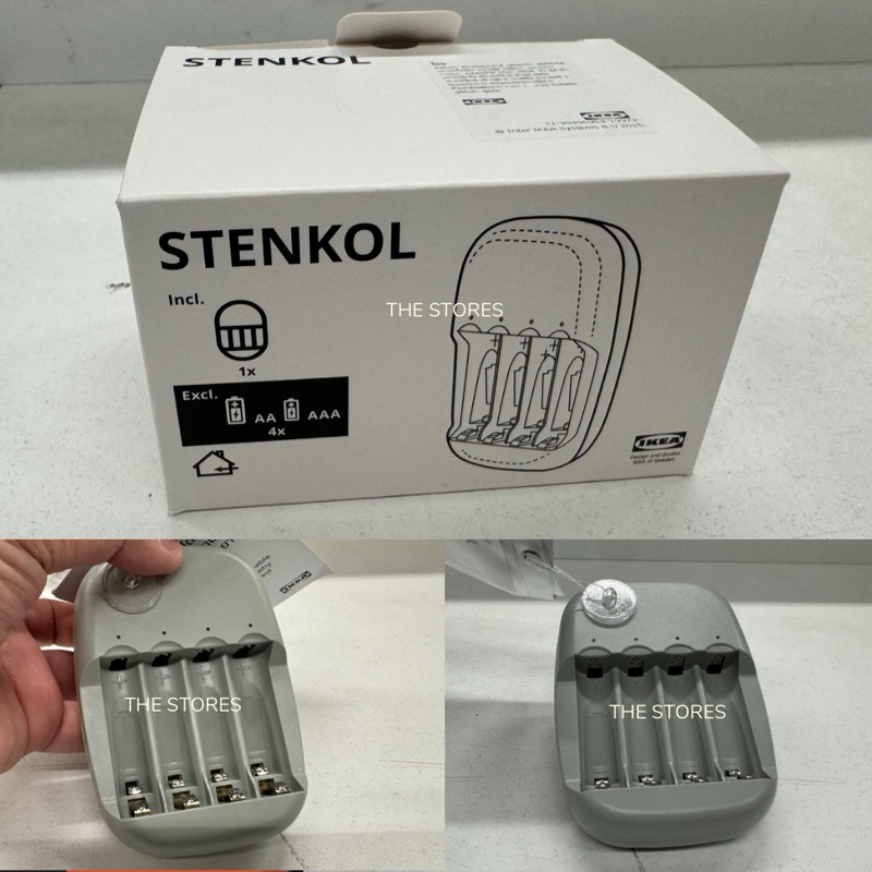 STENKOL สเตียนโคล ที่ชาร์จแบตเตอรี AAA AA เครื่องชาร์จถ่าน สำหรับถ่าน ...