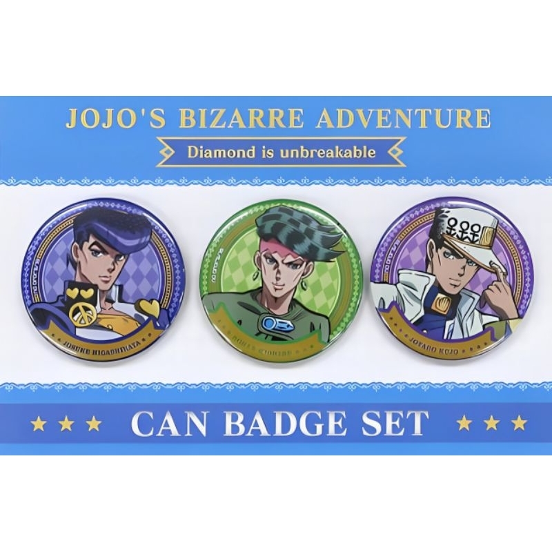👥(แท้/มือ1)👥 เข็มกลัด อนิเมะ โจโจ้ Josuke, Rohan และ Jotaro "JoJo's ...