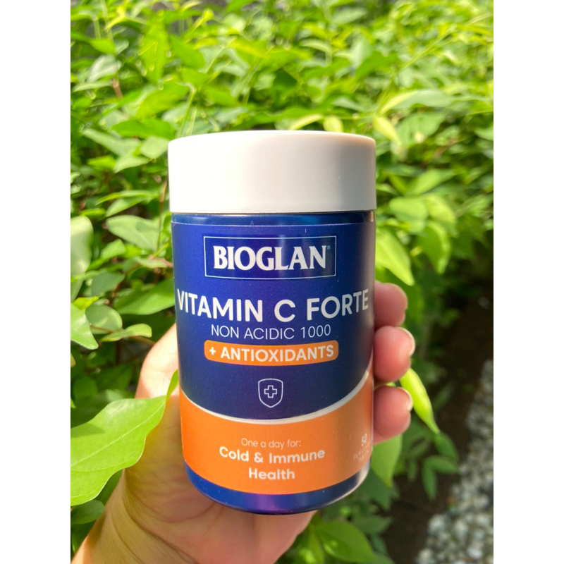 วิตามินซี รุ่นพิเศษ Bioglan Vitamin C Forte--Non Acidic 1000 ...