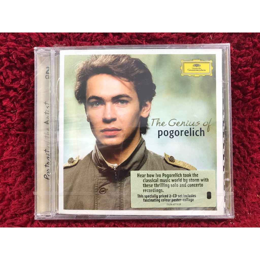 2CD เพลงสากล Ivo Pogorelich The Genius Of Pogorelich สภาพตามรูปปก ...
