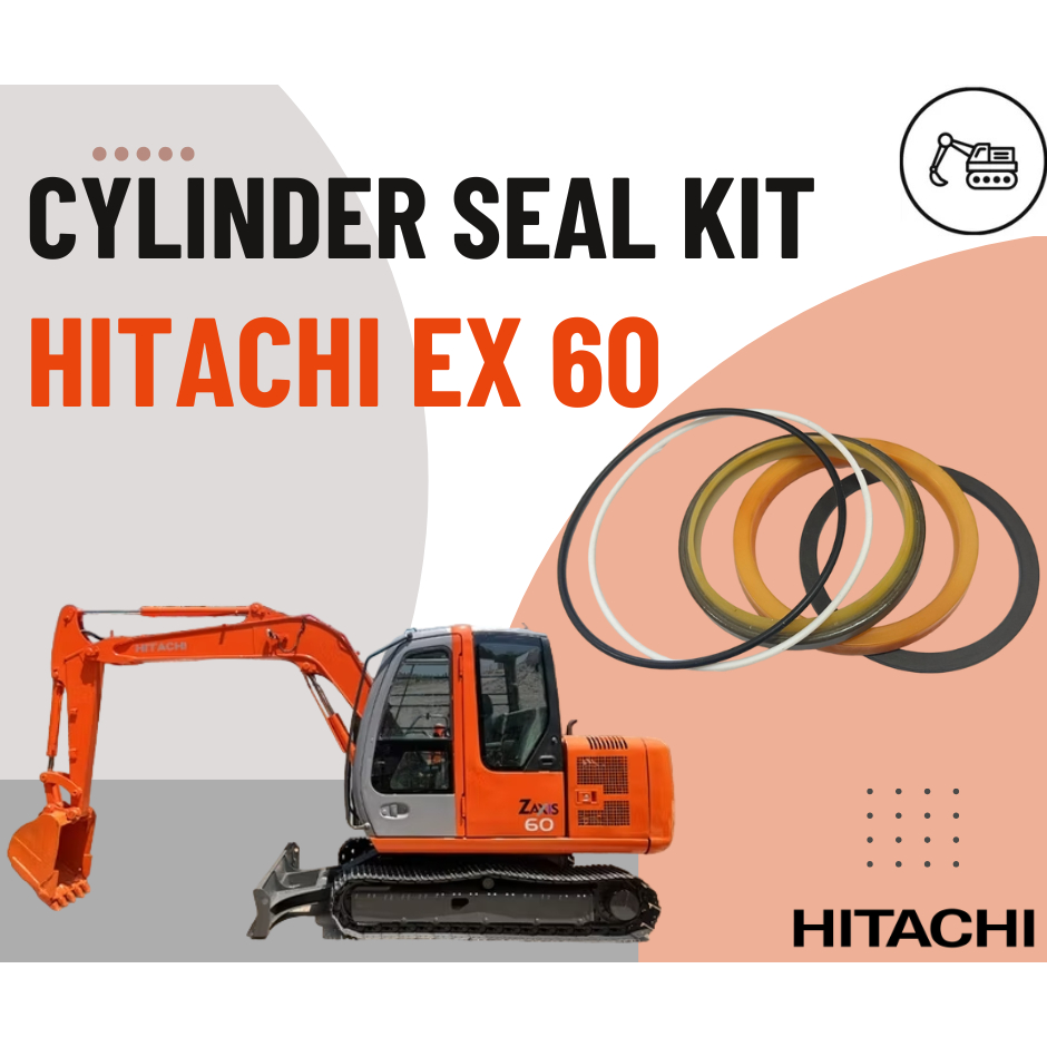 ซีลกระบอกไฮดรอลิค HITACHI EX60-1 EX60-2 EX60-3 ซีลลูกสูบ ซีลแกน ซีลปาก ...