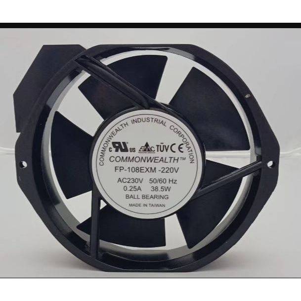 COMMONWEALTH ของแท้ 100% FP-108EXM AC220/240V Ac Axial Fan พัดลมระบายความร้อน made in Taiwan ...