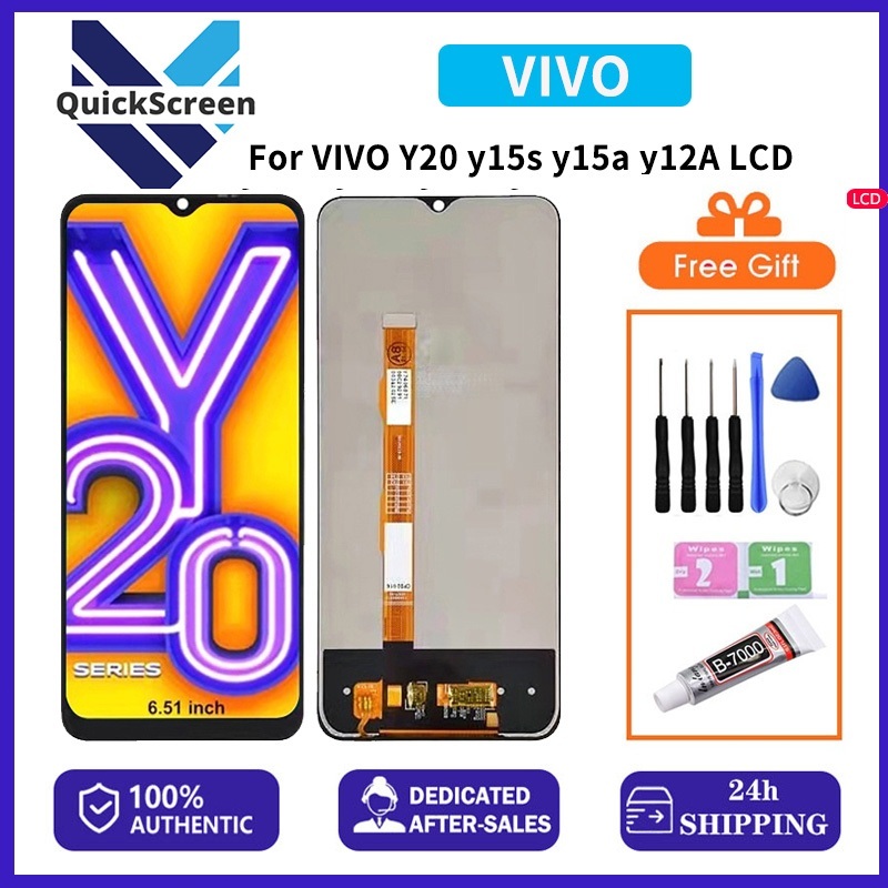 [QuickScreen]หน้าจอ LCD ต้นฉบับสำหรับ VIVO Y20 y15s y15a y12A y12s y20 ...