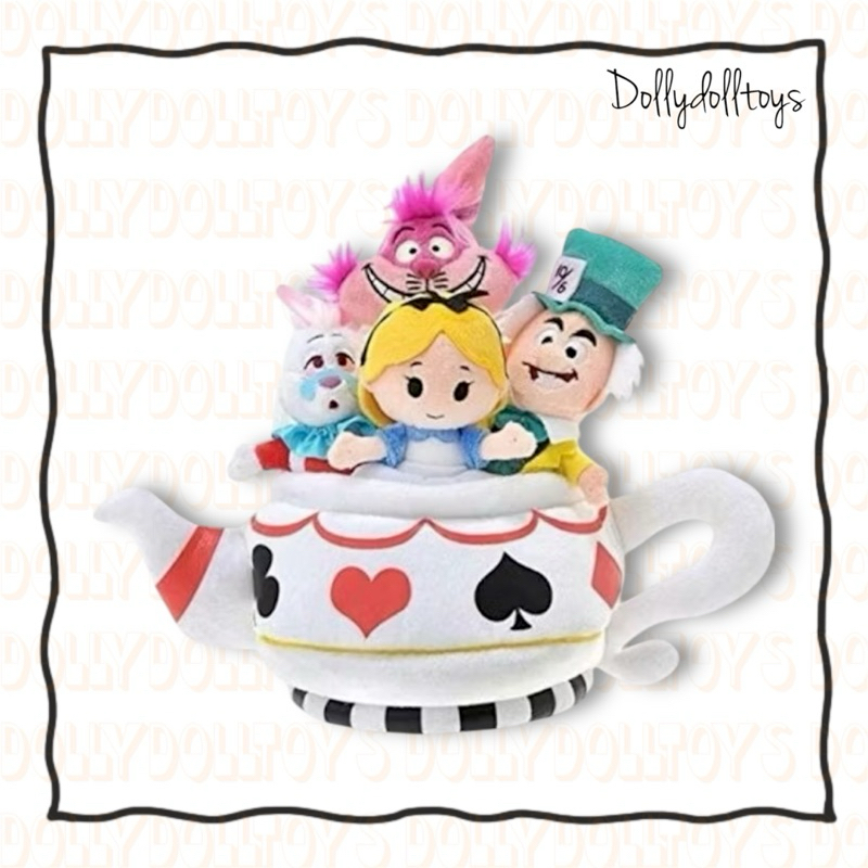 Disney Alice in the Wonderland Teapot Plush Doll Set | Shopee Thailand