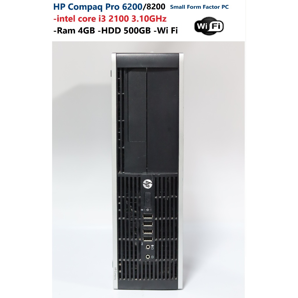 HP Compaq Pro 6200/8200 Small Form Factor PC -intel core i3 2100 3 ...