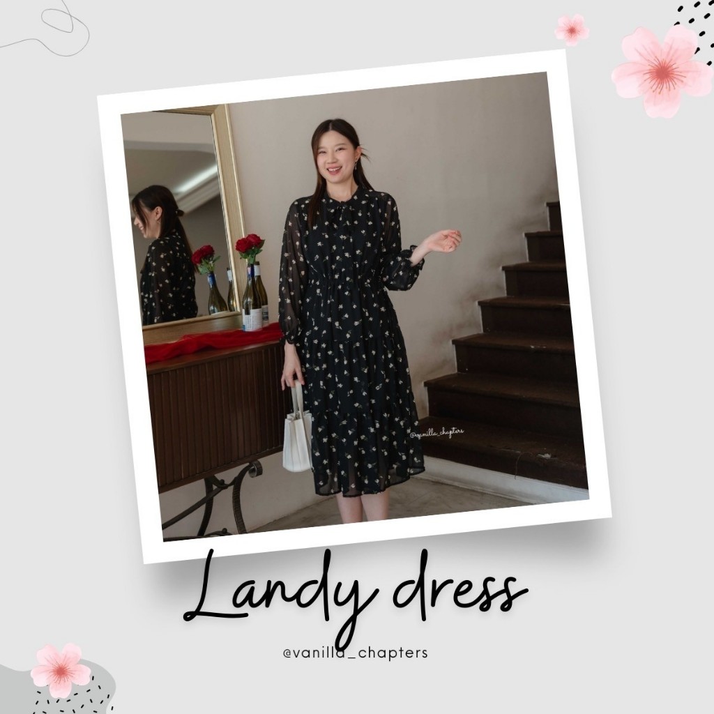 Landy dress (vanilla_chapters) | Shopee Thailand