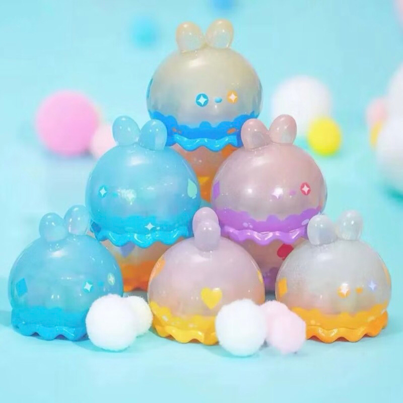 Jual Good Luck Rabbit Bean บีนกระต่าย ตัวใส มีไข่มุกด้านใน แบบเลือกตัว ...