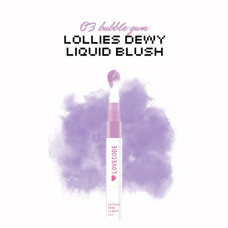 LOVECODE Lollies Dewy Liquid Blush (03 bubble gum) | Shopee Thailand