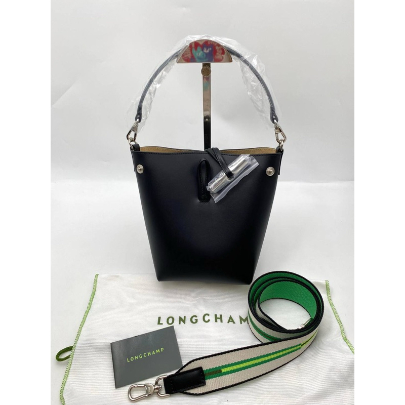 New Longchamp bucket *สายปรับไม่ได้" หนังแท้สวยมากค่ะ | Shopee Thailand