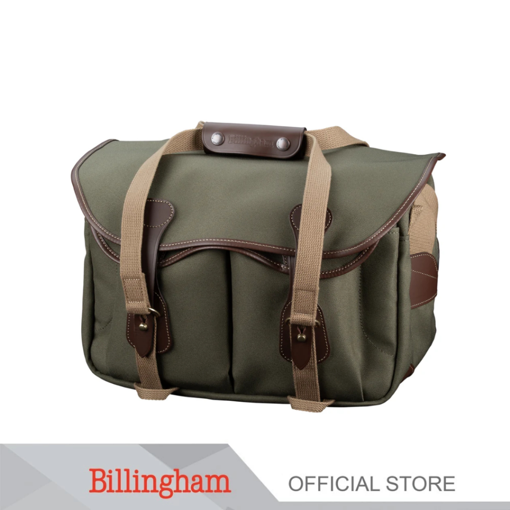 Billingham รุ่น 335 MKII สี Sage FibreNyte / Chocolate Leather | Shopee ...
