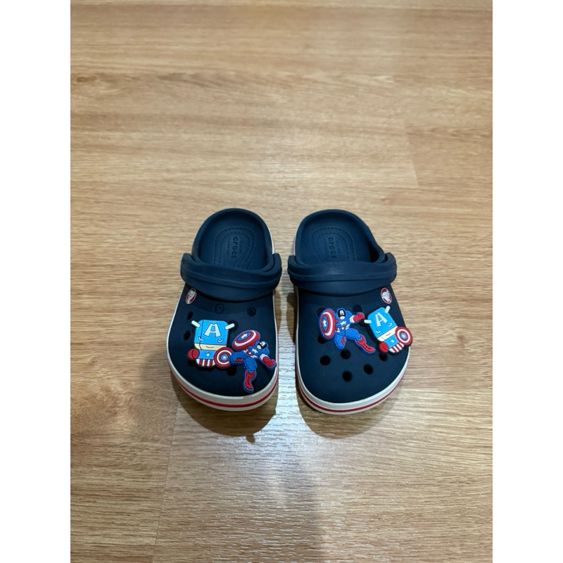 Crocs size C7 (14cm.) สภาพดี สีกรม | Shopee Thailand