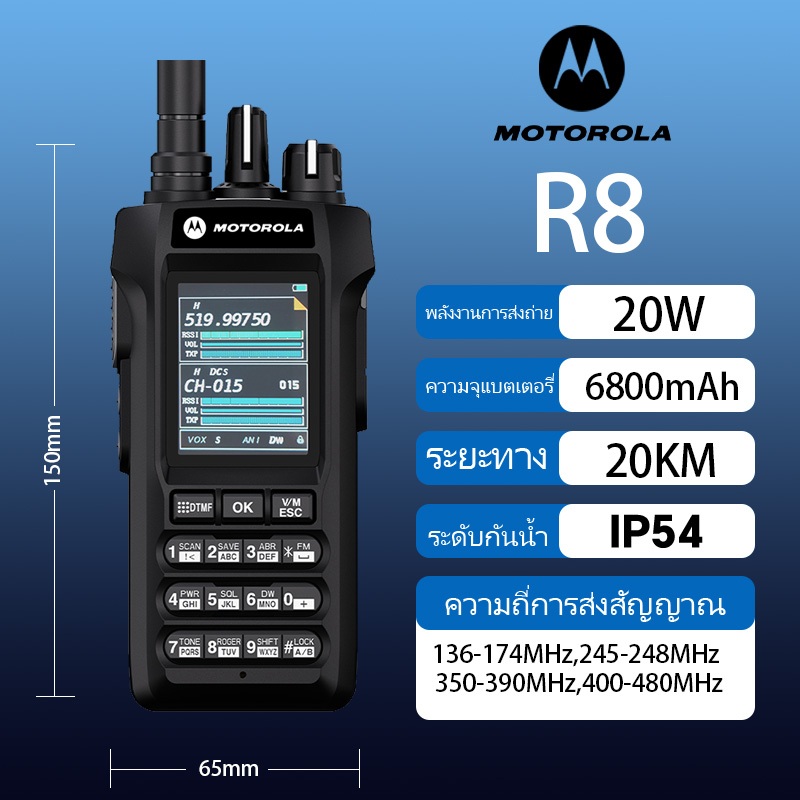Motorola R8 เซ็ทแท้นอก อุปกรณ์ครบเซ็ต เครื่องถูกต้องตามกฎหมาย | Shopee ...