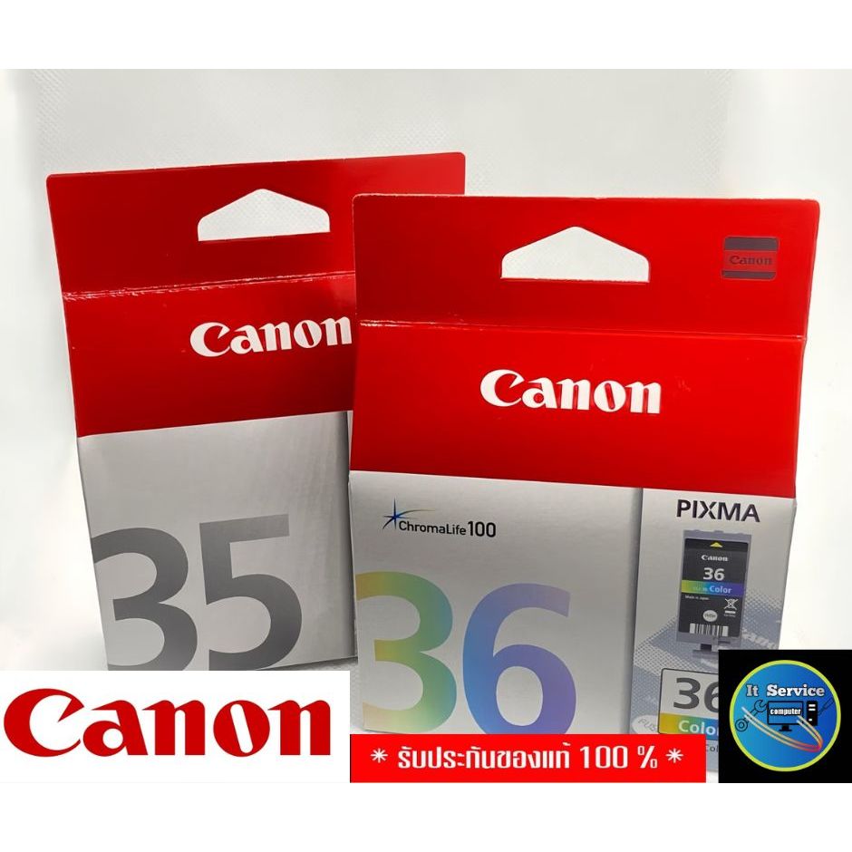ตลับหมึก 35/36 Canon แท้ Canon ไทย PGI35,CLI36 รุ่น IP100,IP110,PIXMA ...