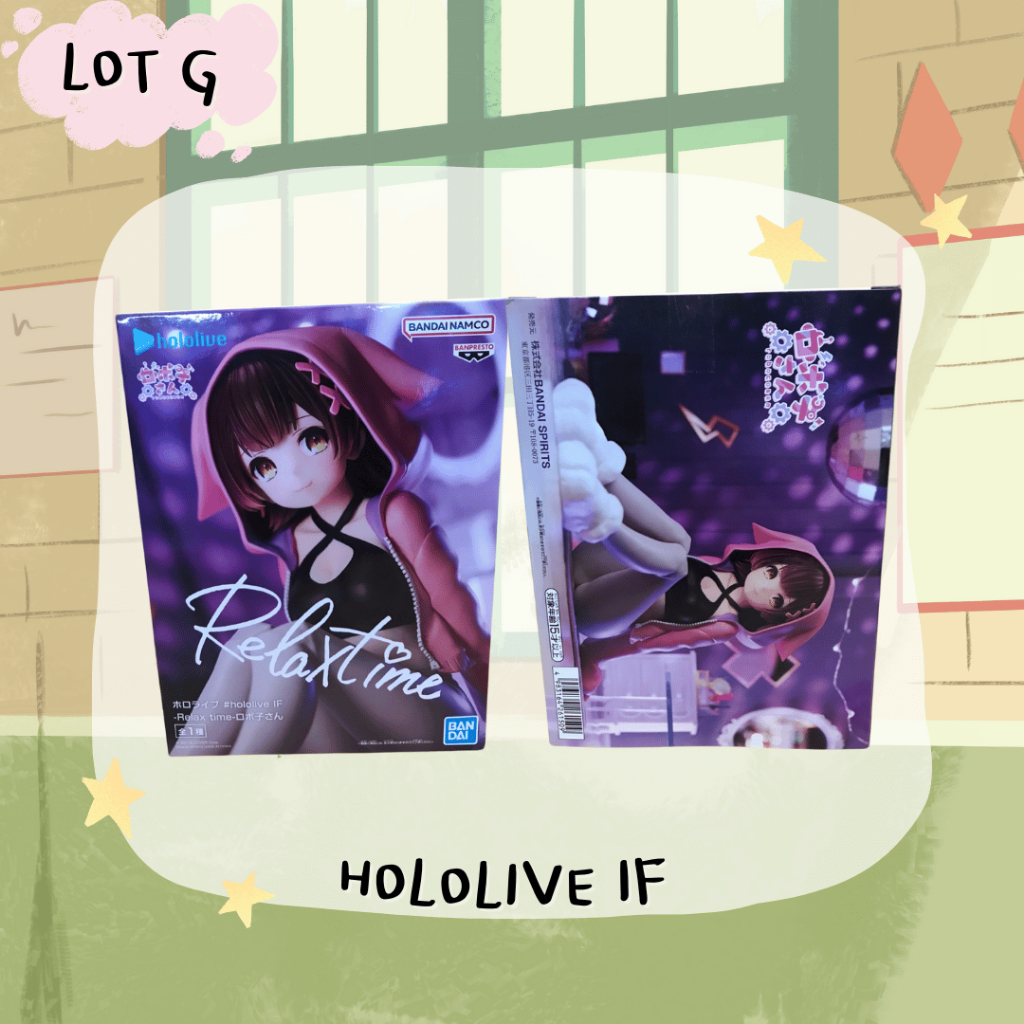 (มือหนึ่ง) hololive IF Relax time Roboco San Banpresto Bandai Figure ...