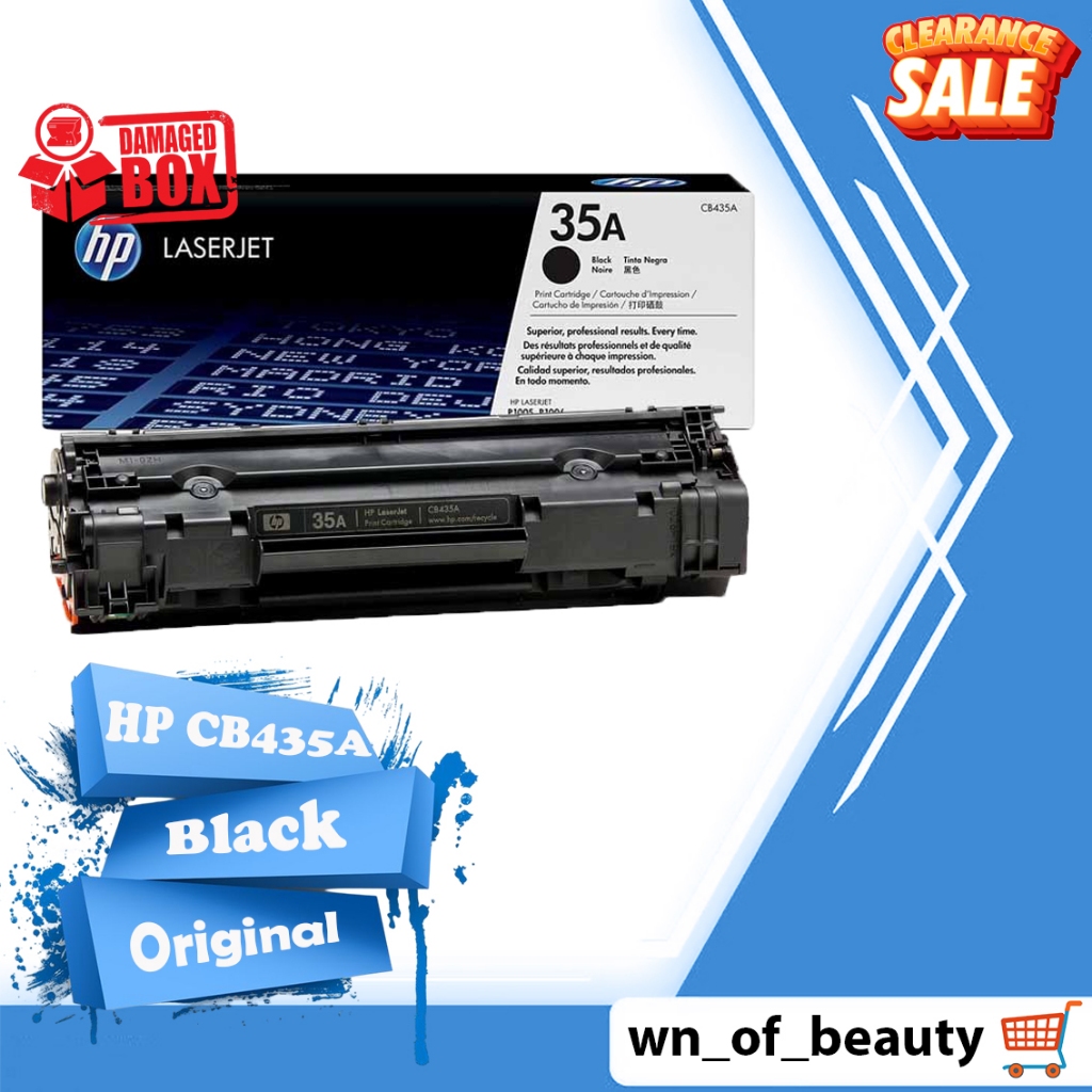 หมึกพิมพ์ HP 35A (CB435A) หมึกพิมพ์เลเซอร์เจ็ท แท้100% สินค้าขายโล๊ะส ...