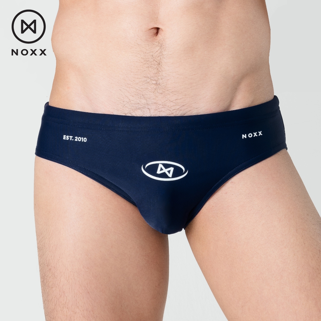 Noxx Swim Briefs รุ่น NOXX RING: กางเกงว่ายน้ำ บรีฟ รุ่นน็อกซ์ริง เอวต่ำ สีน้ำเงินเข้ม | Shopee ...