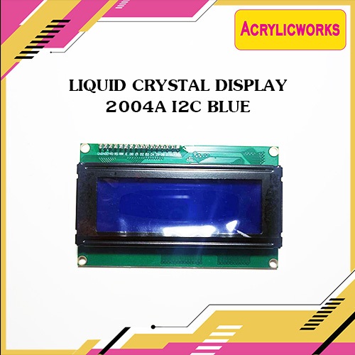 2004A I2C หน้าจอ Liquid crystal 5VDC ฟ้า ใช้ต่อ Arduino ได้ | Shopee ...