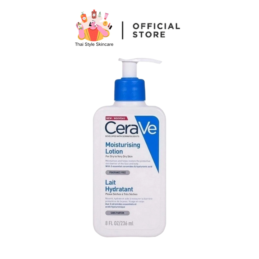 【ของแท้ 100%】CERAVE Moisturising Lotion 236ml เซราวี มอยซ์เจอร์ไรซิ่ง ...