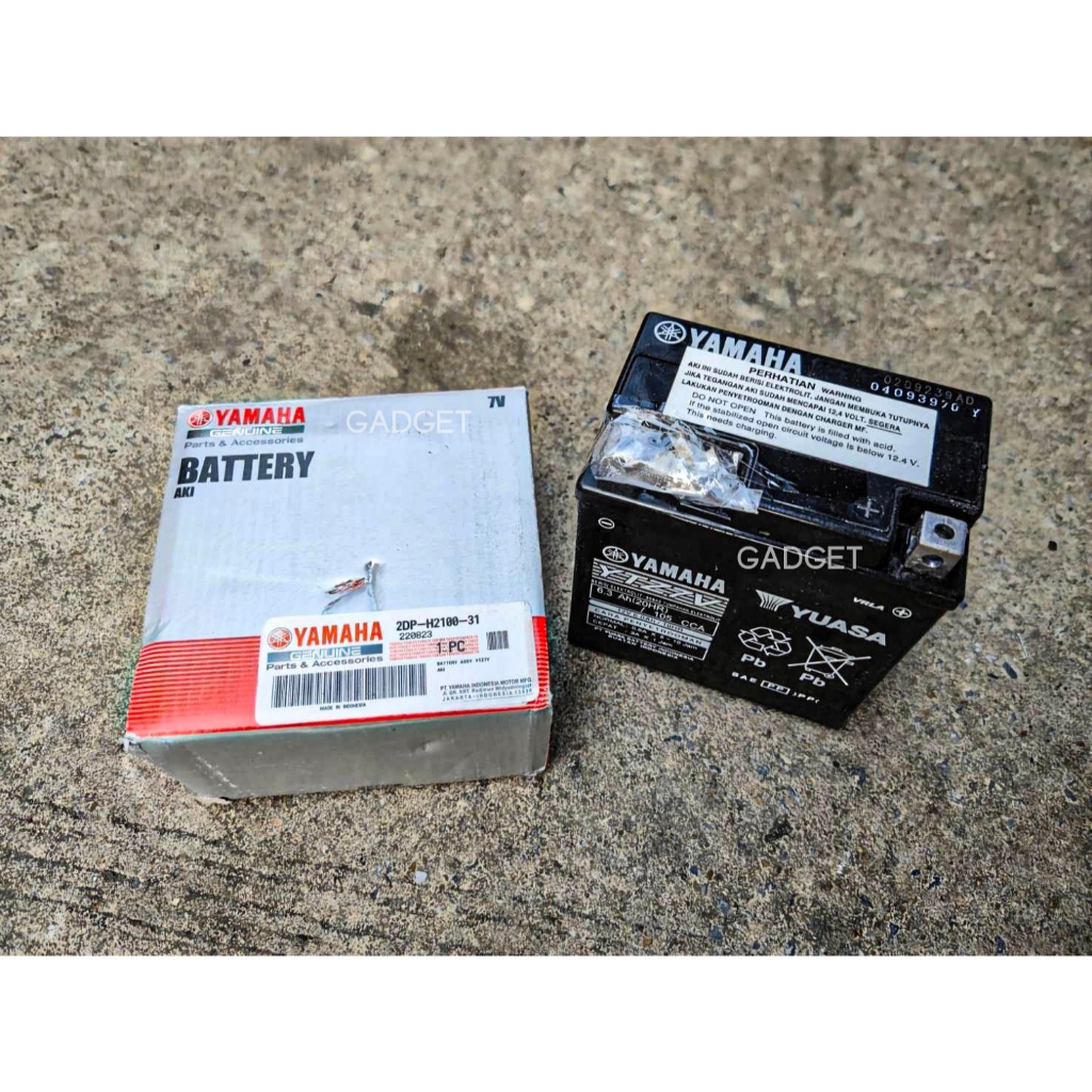 แบตเตอรี่ 12V 6.3AH YAMAHA NMAX / GRAND FILANO / AEROX155 แบตแห้ง แท้ ...