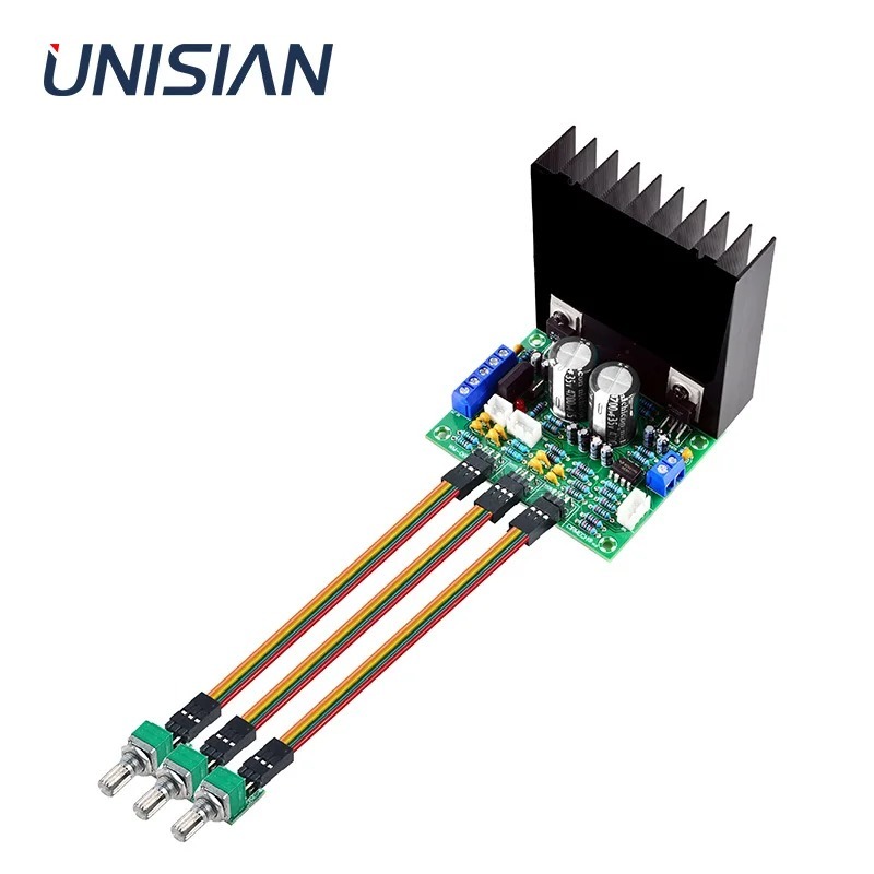 UNISIAN LM1875 Audio Amplifier Board LM1875 2.0 Channel with Tone Adjustable Power Amplifiers ...