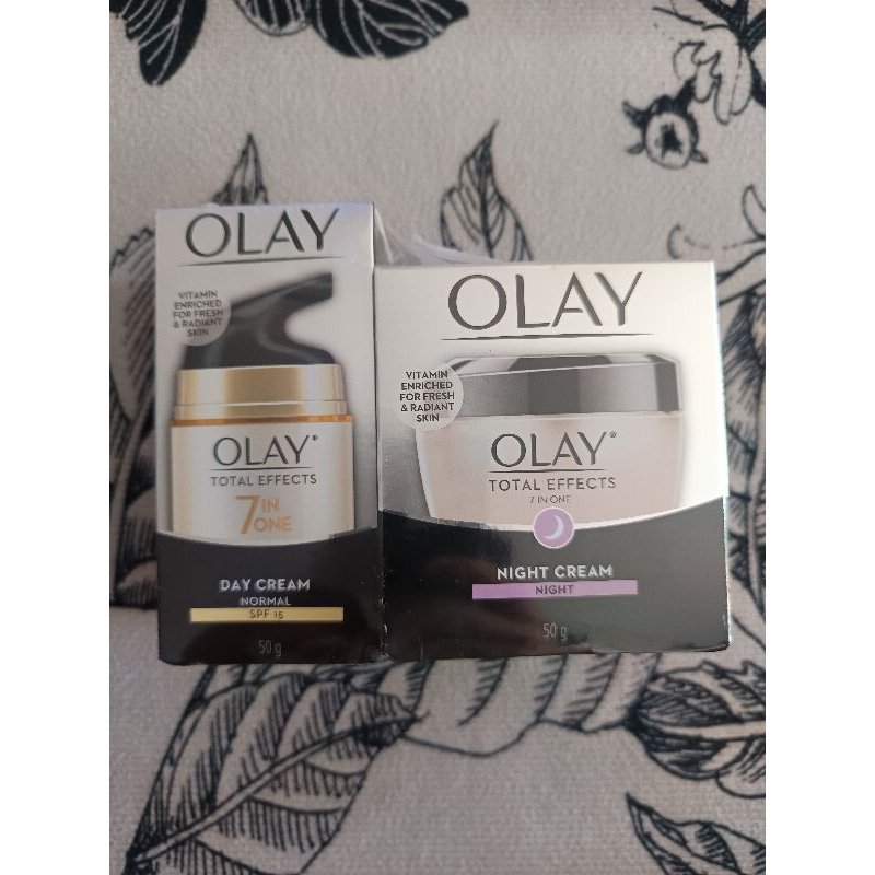 Olay ครีมบำรุงผิวหน้า total effects 7 in one day and night cream (50+50g.) exp 11/2027 | Shopee ...