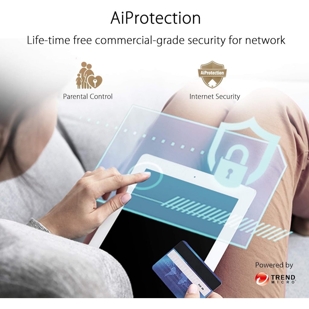 ASUS Zen WiFi Mini XD4 AX1800 Gigabit Ethernet Tri-Band Wireless Router ...