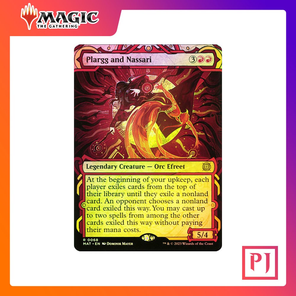 [MTG] Plargg and Nassari (Showcase) [MAT] [RED] [RARE] [FOIL] [ENG ...
