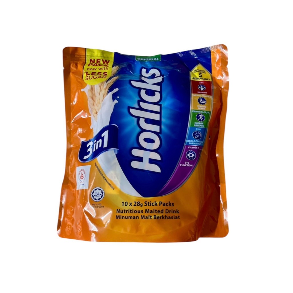 ฮอร์ลิคส์ เครื่องดื่มมอลต์ 3in1 10 ซอง Horlicks | Shopee Thailand