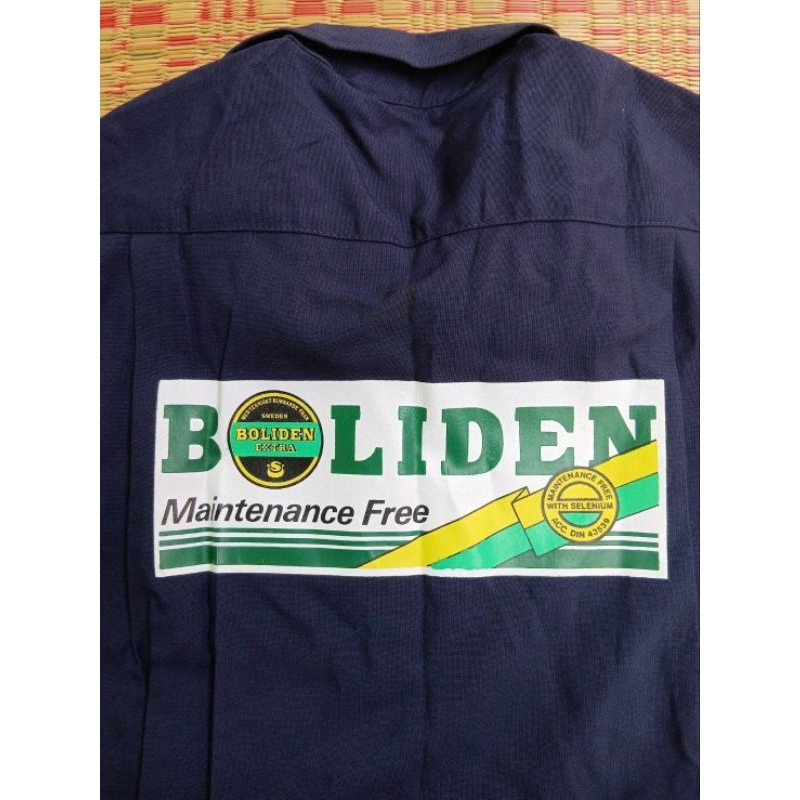 เสื้อช็อปช่าง แบตเตอรี่ Boliden | Shopee Thailand