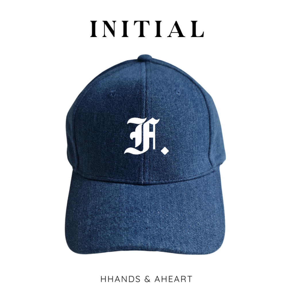 HHH - INITIAL Cap - DIY ปักอักษรย่อตามออเดอร์ | Shopee Thailand