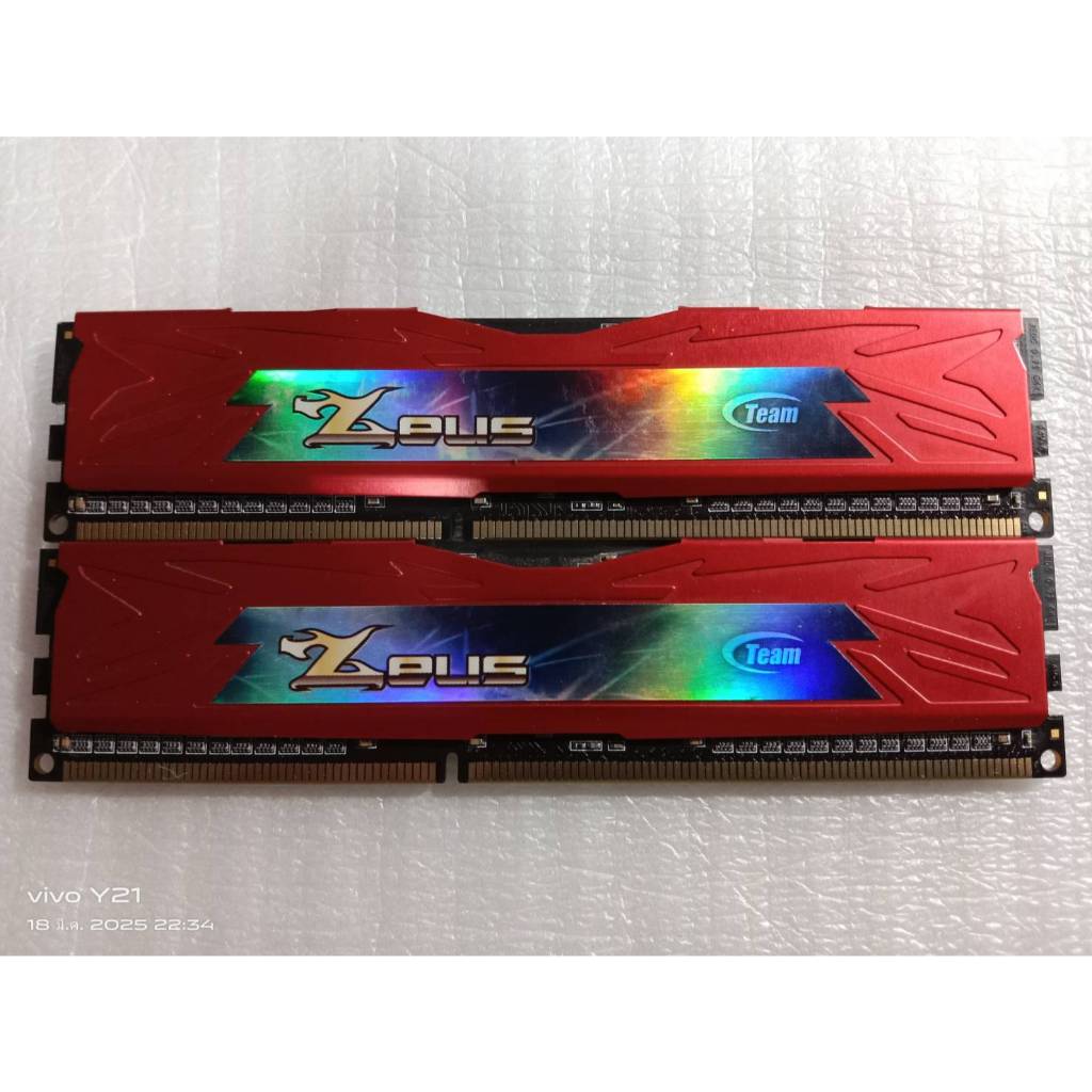 RAM Team Zeus DDR3-Bus2133/8G (4G+4G) ซิงค์สีแดง สำหรับ PC | Shopee Thailand