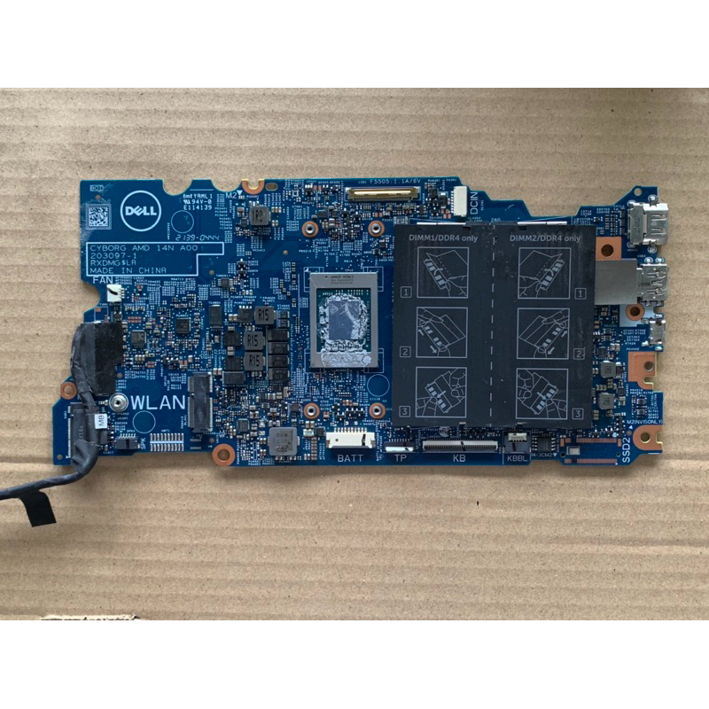 เมนบอร์ดโน๊ตบุ๊คเสีย Dell Inspiron 14 5410 - P143G อะไหล่ Mainboard ...