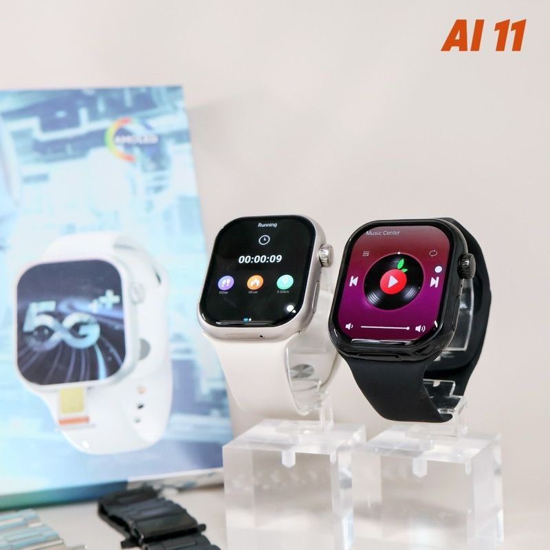 [พร้อมส่ง]นาฬิกา AI11 5G 4+64GB สมาร์ทวอชใส่ซิม นาฬิกาเล่นทุกอย่างได้ หน้าจอ AMOLED 2.13 นิ้ว ...