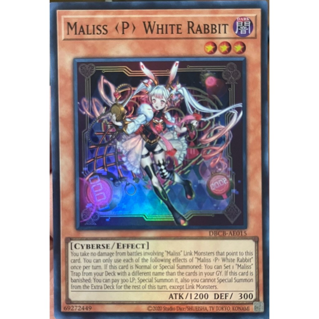 Yugioh Asia-Eng [DBCB-AE015] Maliss White Rabbit (Super Rare) การ์ดยูกิแท้ถูกลิขสิทธิ์ | Shopee ...