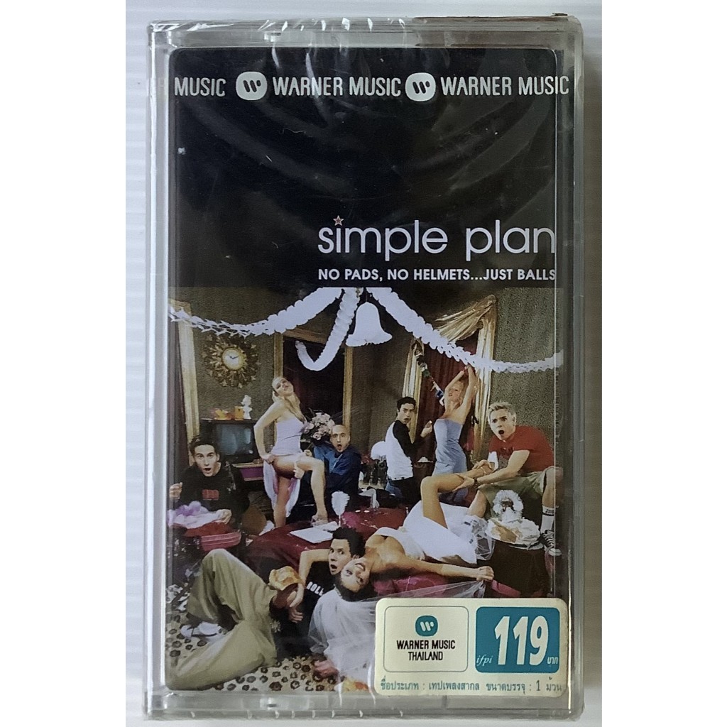 มือหนึ่ง Cassette Tape เทปคาสเซ็ตเพลง Simple Plan อัลบั้ม No Pads No ...