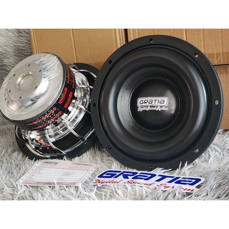 ซับเบส10นิ้วกาเทียGratiaแม่เหล็ก180V75mm.(1คู่)สเปคยอดฮิต | Shopee Thailand