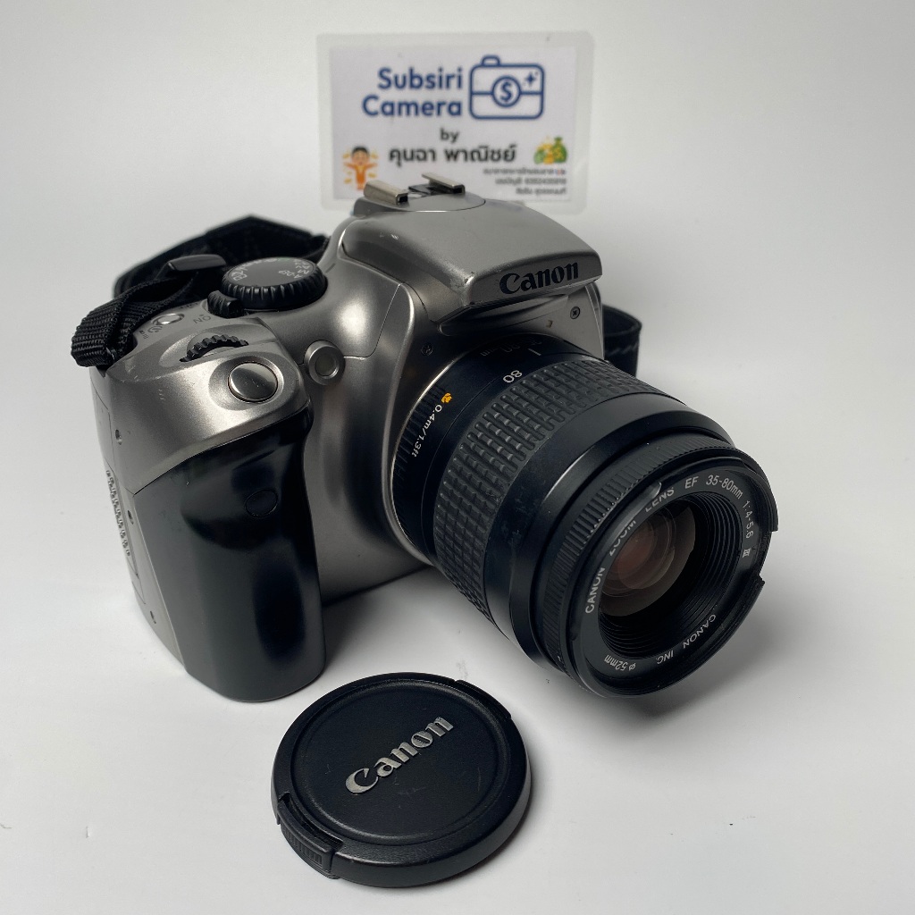 กล้องดิจิตอล DSLR Canon EOS 300D Kiss Digital + เลนส์ Canon Zoom EF 35 ...