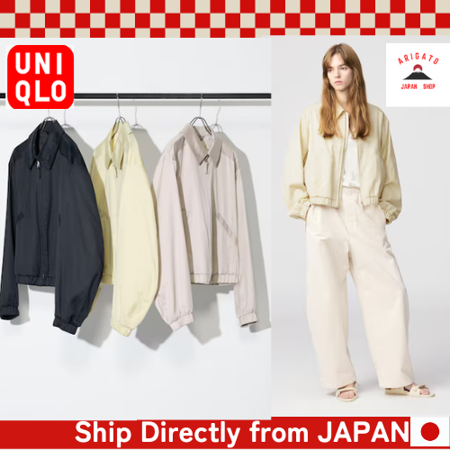 UNIQLO Zip-up Short Blouson [ส่งตรงจากประเทศญี่ปุ่น ของแท้ 100% ...