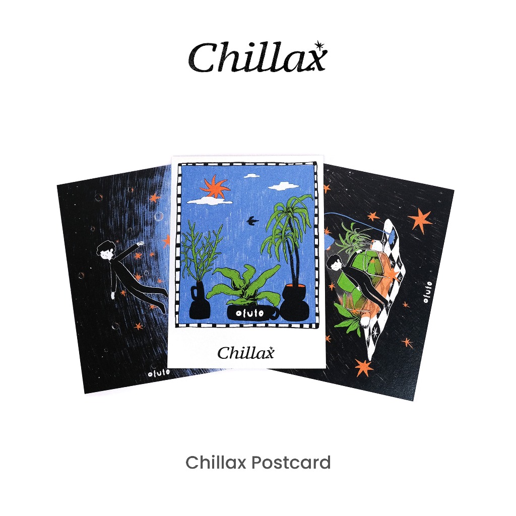 olulo Chillax - Postcard (Original Artwork by olulo.objects) | Shopee ...