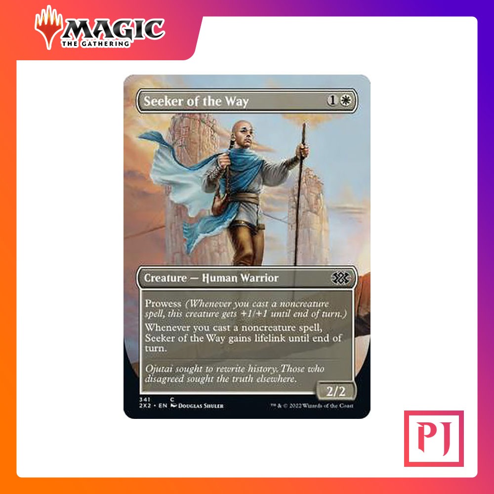[MTG] Seeker of the Way [2X2] [WHITE] [COMMON] [FOIL] [ENG] (การ์ดเมจิค ...