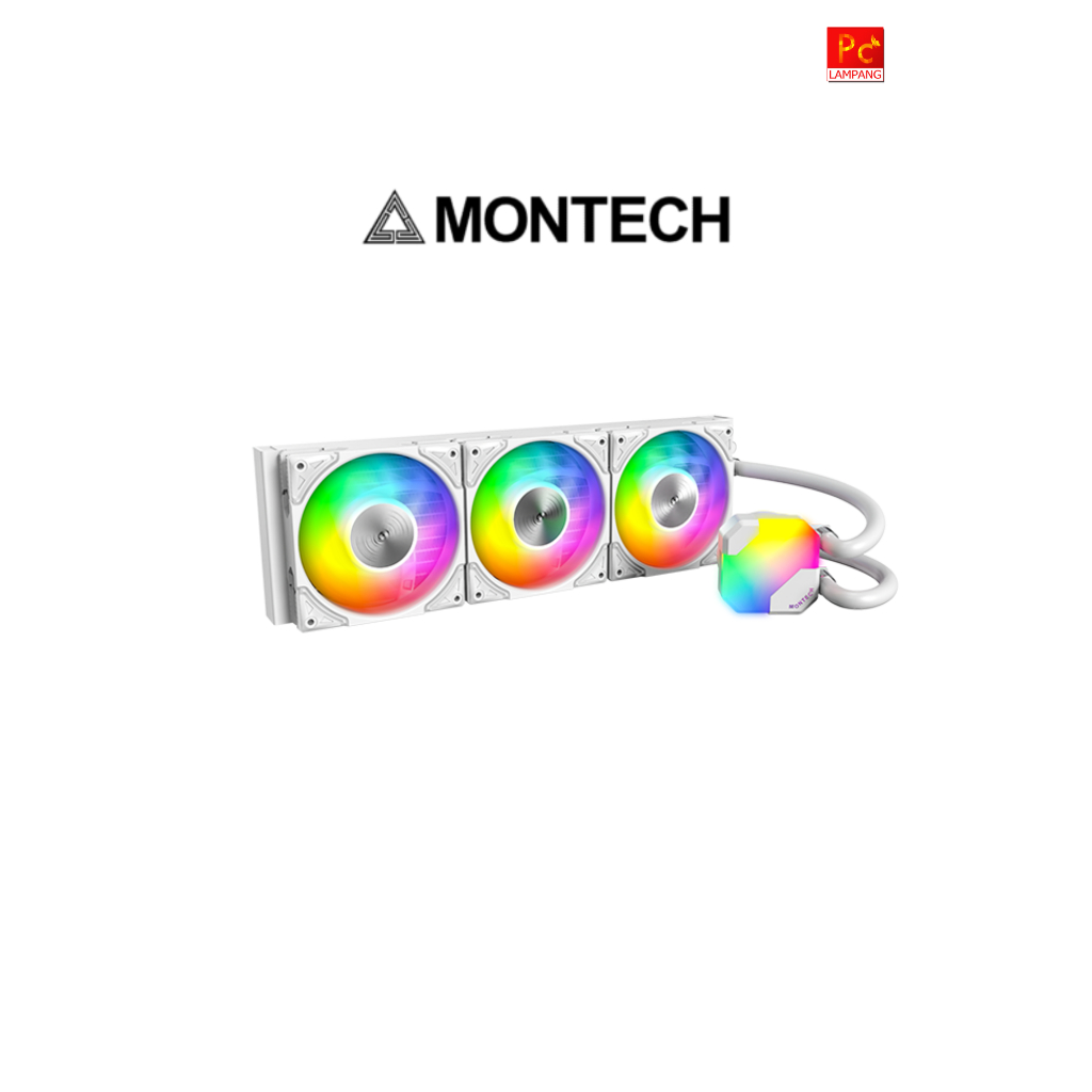 Montech HyperFlow ARGB 360 White | Shopee Thailand