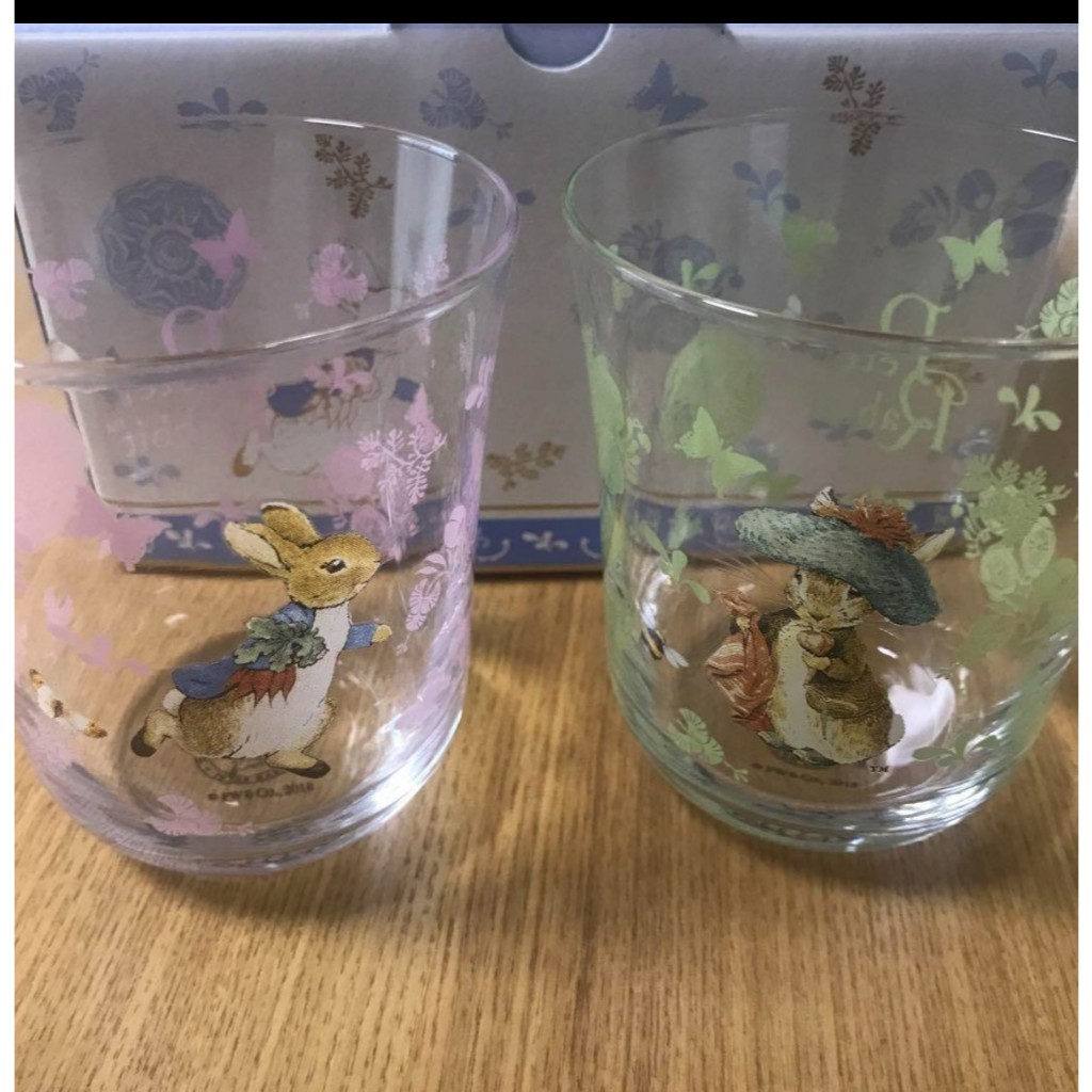 **Peter Rabbit** Glass of 4 set แก้วน้ำ Peter Rabbit JAPAN ,ฺลิขสิทธ์ ...